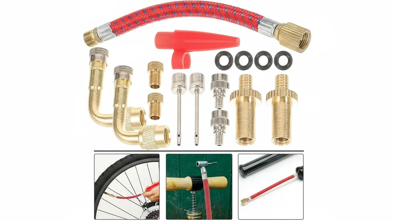 Presta Valve Adapter : The "All-in-One" Zero-Loss Hose Design ...